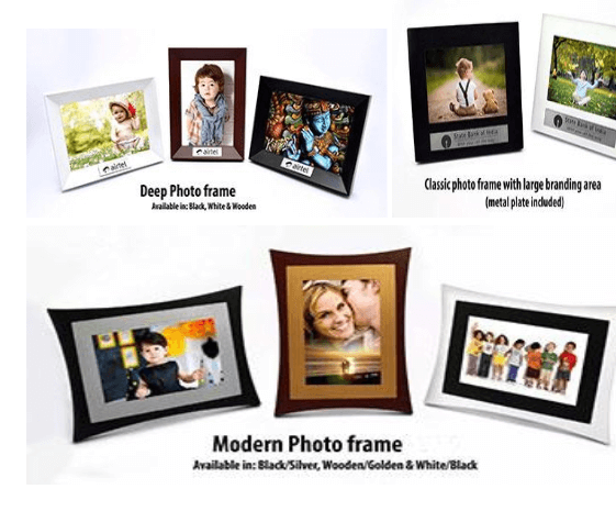 Different Photo Frames as Corporate Gifts