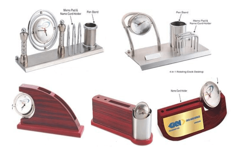 Desk top Clocks with FM and Torch as Corporate Gifts