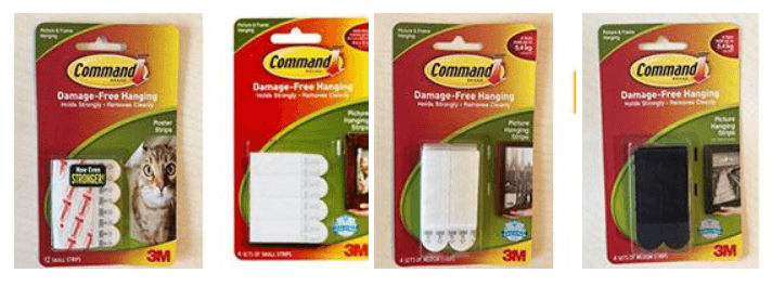 3M Hooks, Clips & Photo Frame Strips as Corporate Gifts